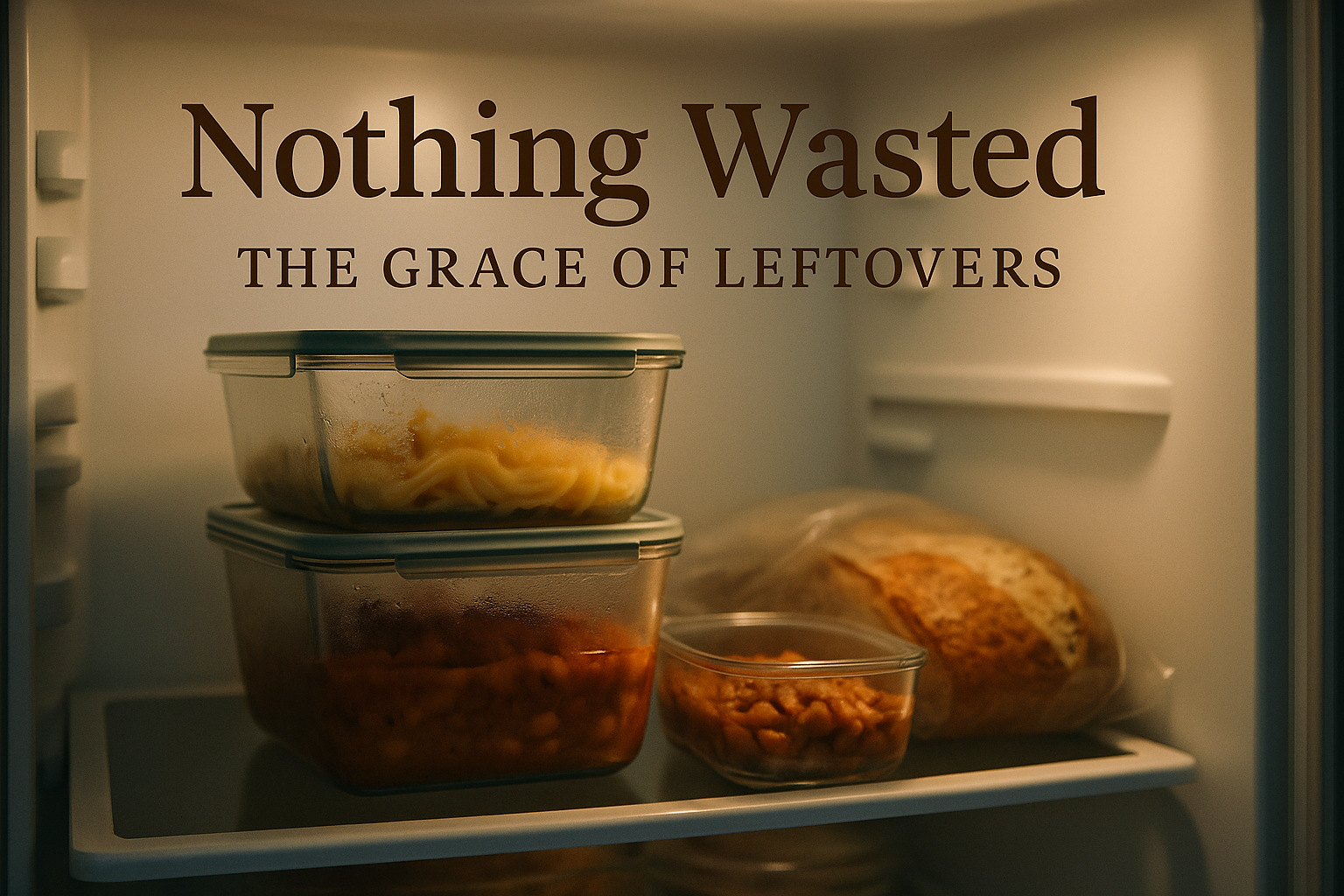 Nothing Wasted – The Grace of Leftovers – Salt,Ink, & Soul