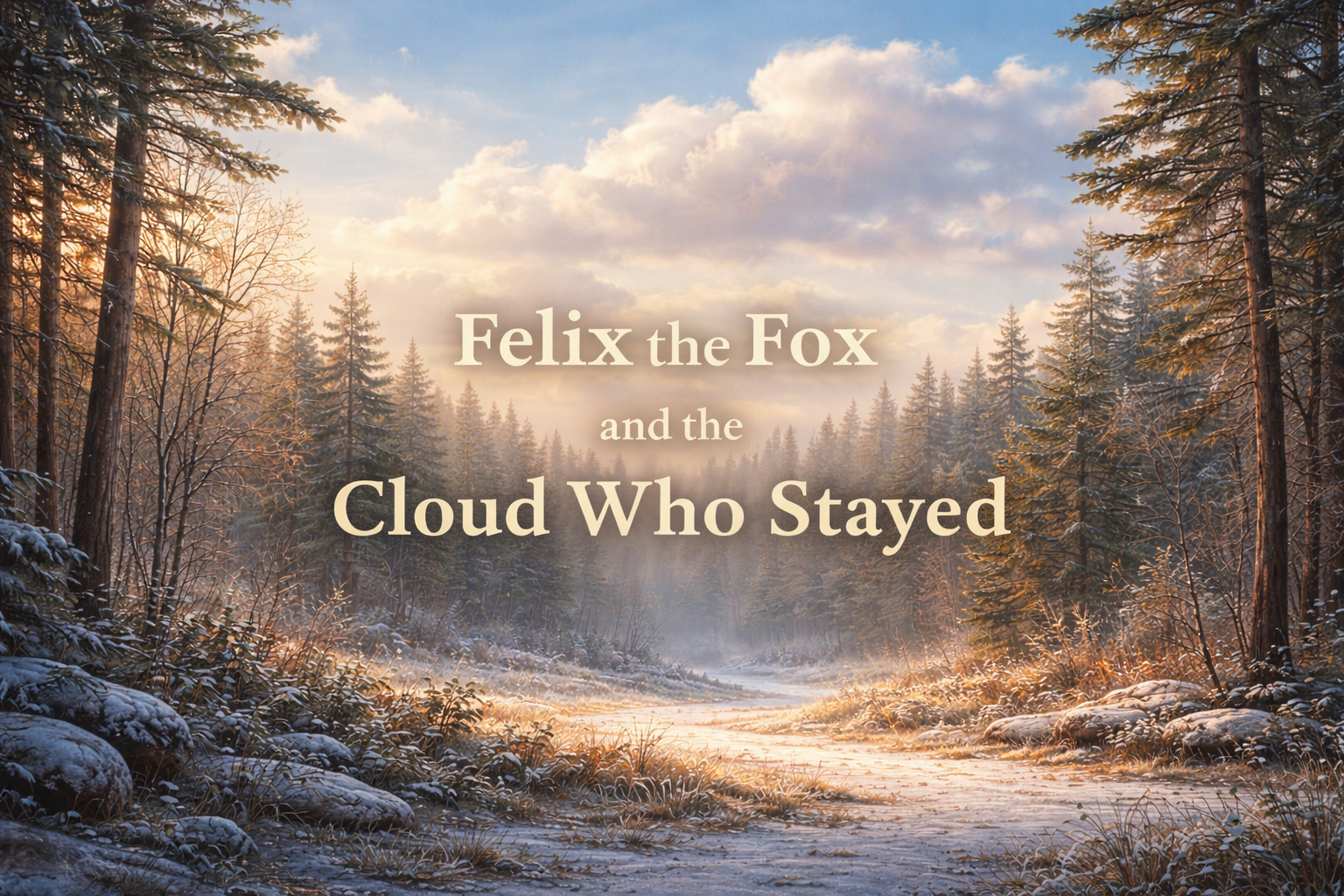 Felix the Fox and the Cloud Who Stayed – Salt,Ink, & Soul